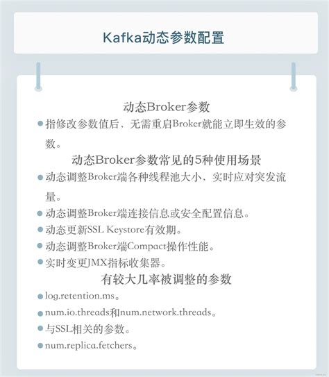 29 Kafka动态配置了解下？kafka可以动态调整的参数 Csdn博客