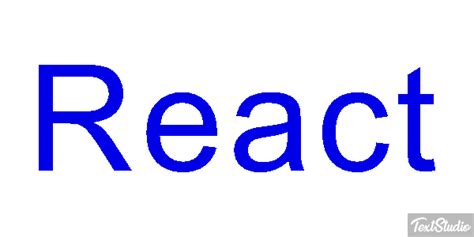 react word animated logo designs