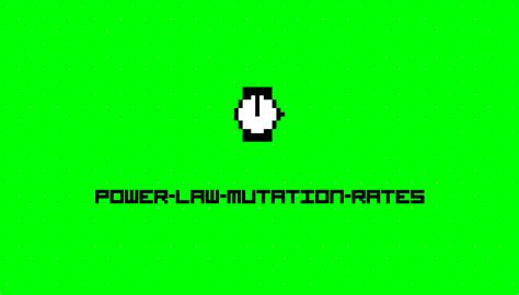 Power Law Mutation Rates Stories Hackernoon