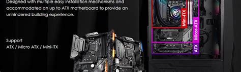 Msi Mag Forge R Argb Atx Mid Tower Cabinet Pc Studio