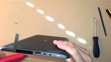 Opening Acer A200 Tablet Disconnecting And Reconnecting Battery Youtube