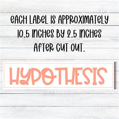 Printable Science Fair Project Labels Science Experiment Labels Science Board Labels Science