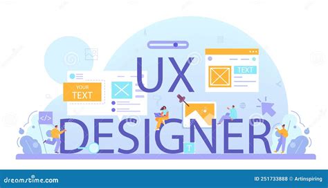 Ux Designer Typographic Header App Interface Improvement User