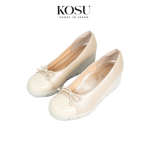 Giày Da Phối Nơ 55cm Kosu K 25648 Giày Kosu Made In Japan