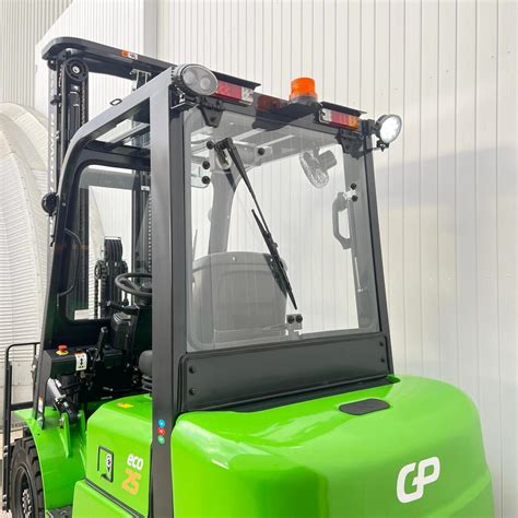 New Lithium Greenpower Eco25 Electric Forklift 6000mm Lift Half Cab