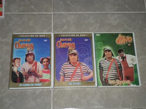 El Chavo Del 8 3 Volumenes En Dvd Originales Mercadolibre