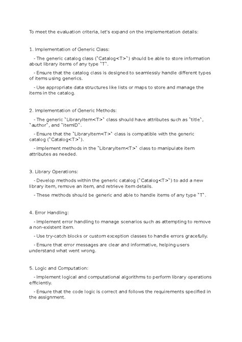 2 Programming Assignment Cs 6 To Meet The Evaluation Criteria Lets Expand On The