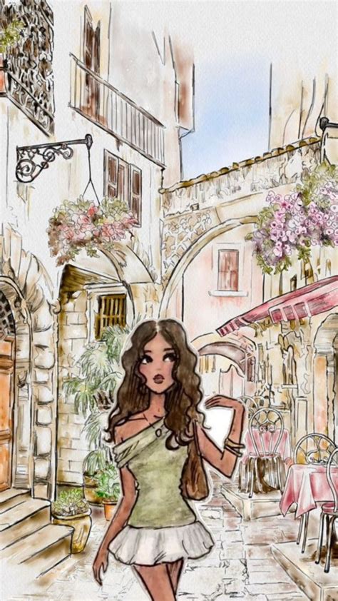 Pin By Lay On Wallpapers Girly Artwork Cute Drawings Pretty Drawings