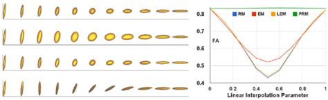 Left Shows The Tensor Interpolation Using The Riemannian Gl Invariant Download Scientific