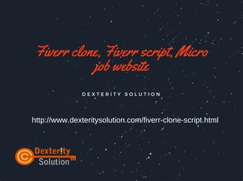 fiverr clone fiverr script micro job website