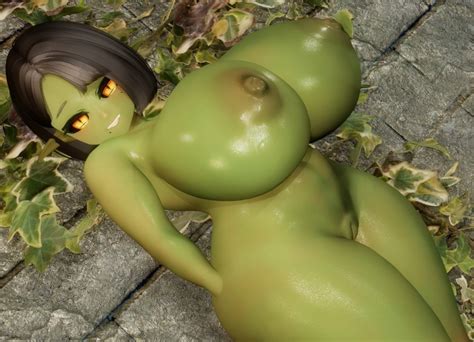 Rule 34 3d Artist Request Female Gigantic Ass Gigantic Breasts Goblin Goblin Female Green Skin