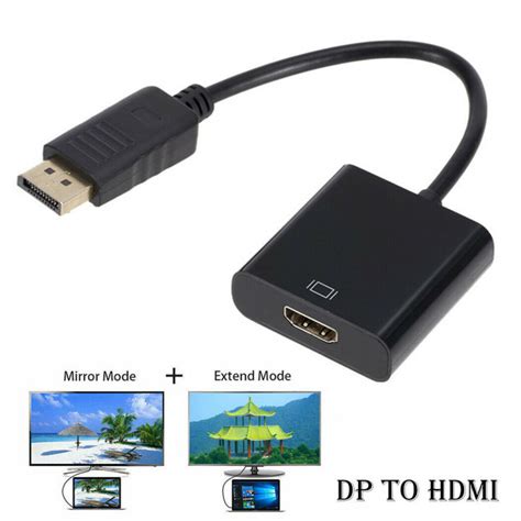 Display Port Male To HDMI Female Cable Converter Adapter Cable For Laptop PC Daraz Lk