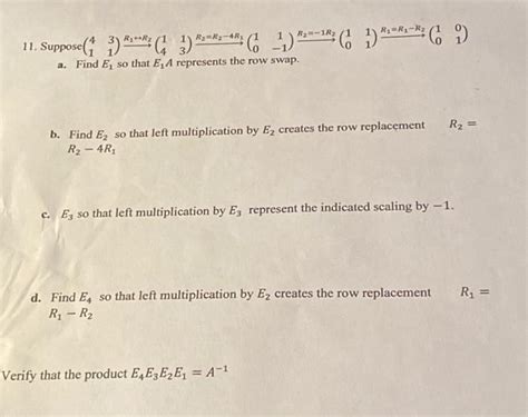 Solved R₁r₁ R₂ R2r2 4r1 R2 1 11 Suppose 3¹3 ² 4 ¹ ¹²