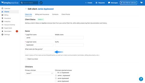 Adding A New Client And Navigating Your Clients And Contacts List Simplepractice Support