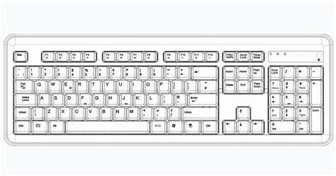 Keyboard Layout Clipart
