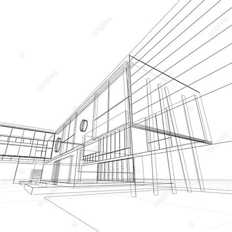 Blueprint On White 3d Rendering Blueprint On White Building Design And