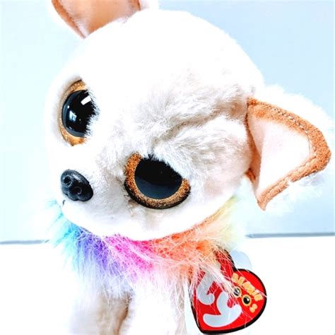 Ty Toys Ty Beanie Boos Collection 6 Beige Chewey Plush Stuffed