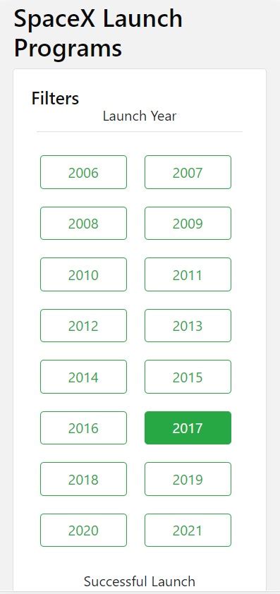 GitHub Dalpat SpaceX Launch Programs A Front End Application Developed In ReactJS Which