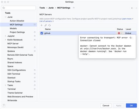 Model Context Protocol Mcp Junie Documentation