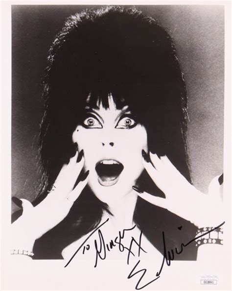 Elvira Signed Elvira Mistress Of The Dark 8x10 Photo Inscribed Xx