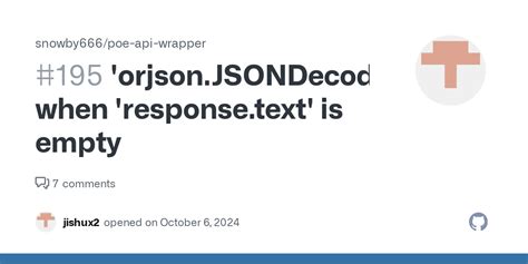 Orjsonjsondecodeerror When Responsetext Is Empty · Issue 195