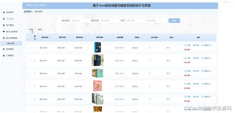 计算机毕业设计ssm基于java的在线图书销售系统的设计与实现77x2f9 （附源码）轻松不求人 图书销售系统源码 csdn博客