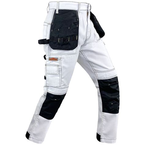 Notus Mens Construction Tactical Carpenter Multi Pockets Cordura Knee