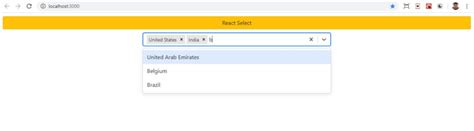 Implement Multiselect Dropdowns Using React Select