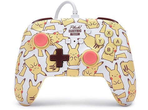 Powera Pikachu Rouge Controller Weiß Saturn