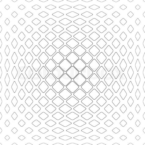 Monochrome Abstract Rounded Square Stock Vector Colourbox
