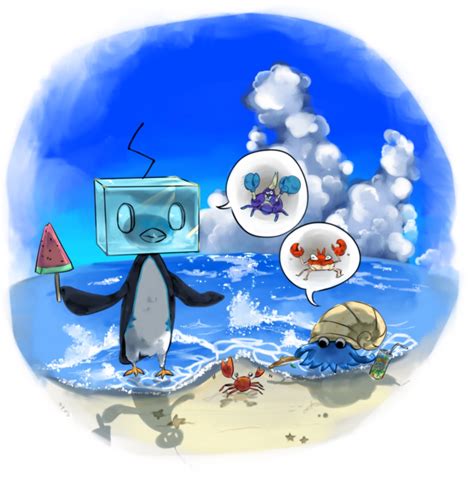 Ebifurai Kakigwa Crabrawler Eiscue Eiscue Ice Krabby Omanyte