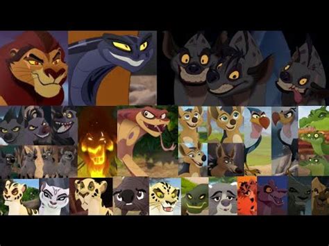 Defeats Of My Favorite The Lion Kingthe Lion Guard Villains Youtube