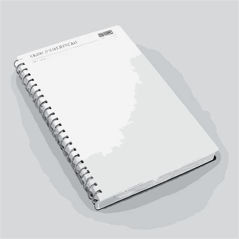 Premium Vector Notebook Vector On White Background