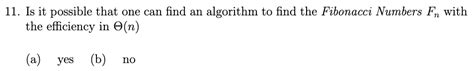 solved 11 is it possible that one can find an algorithm to
