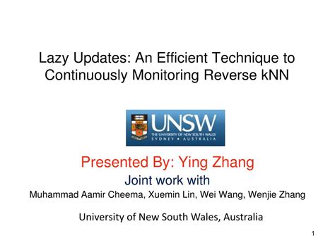 Ppt Lazy Updates An Efficient Technique To Continuously Monitoring