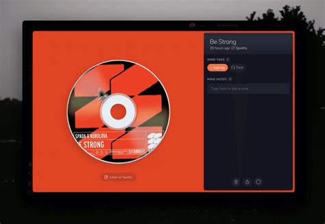 Track Details Interaction Disc Hover Effect Uiux Ui Ux Design