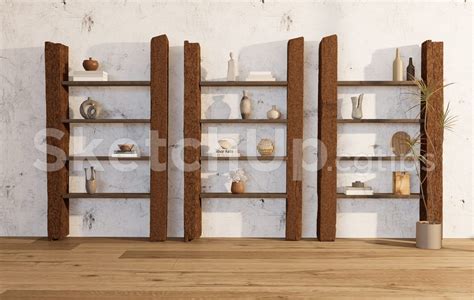 11377 Free Sketchup Decorative Set Model Download