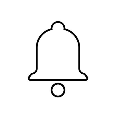 Premium Vector Notification Bell Vector Outline Icon Design Message