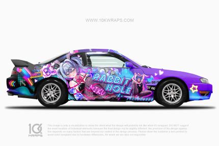 Sexy Girl Itasha Car Wraps Made With Top M Vinyl Kwraps
