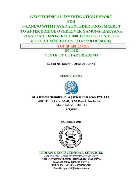 Sample Geotech Report Download Free Pdf Geotechnical Engineering