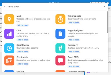 airtable blocks are a pro plan feature letting you extend the