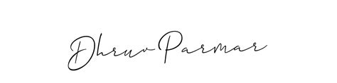 90 Dhruv Parmar Name Signature Style Ideas Awesome E Signature
