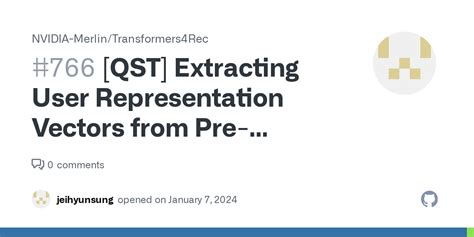 [qst] extracting user representation vectors from pre trained next item