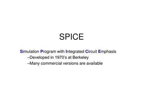 ppt spice powerpoint presentation free download id 451513