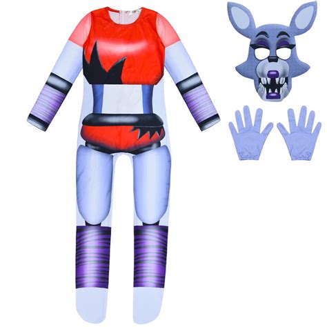 Fnaf Scary Game Five Nights At Freddys Cosplay Costume Jumpsuit And