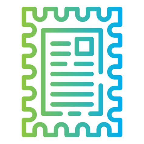 Stamp Generic Gradient Icon Stamp Generic Gradient Icon
