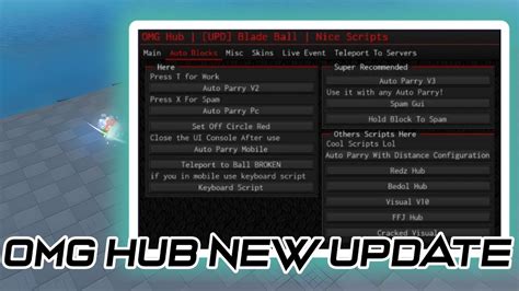 NEW UPDATE Blade Ball Script KEYLESS MANY OP FEATURE AND UNIVRSAL SCRIPT YouTube