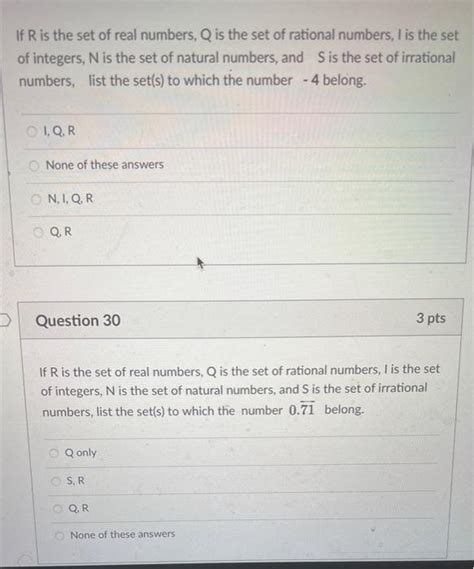 solved if r is the set of real numbers q is the set of