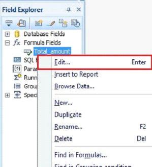 Create And Modify Formulas