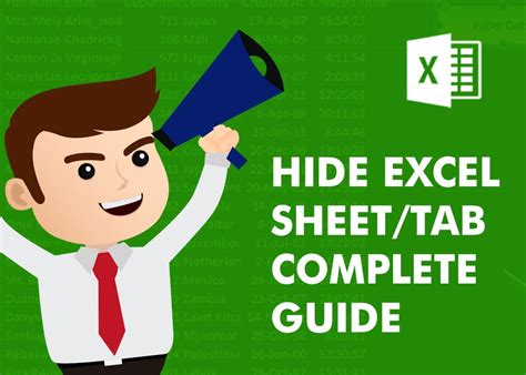 How To Hide Excel Sheet From Other Users Free Printable Download